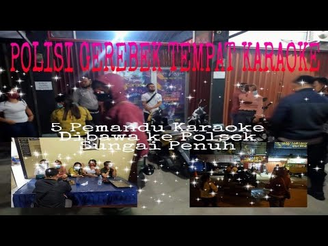 POLISI GEREBEK TEMPAT KARAOKE DI DESA GEDANG