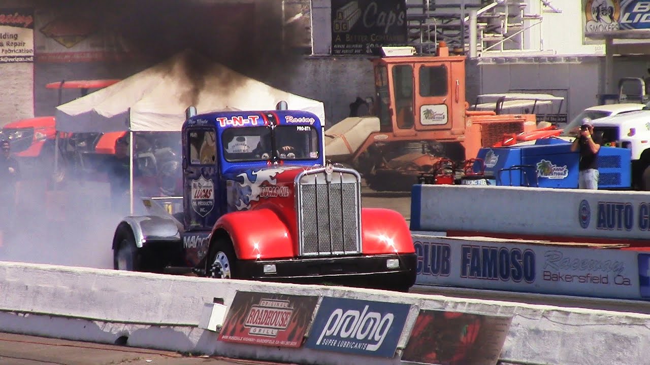 MODIFIED SEMI TRUCK DRAG RACING - YouTube