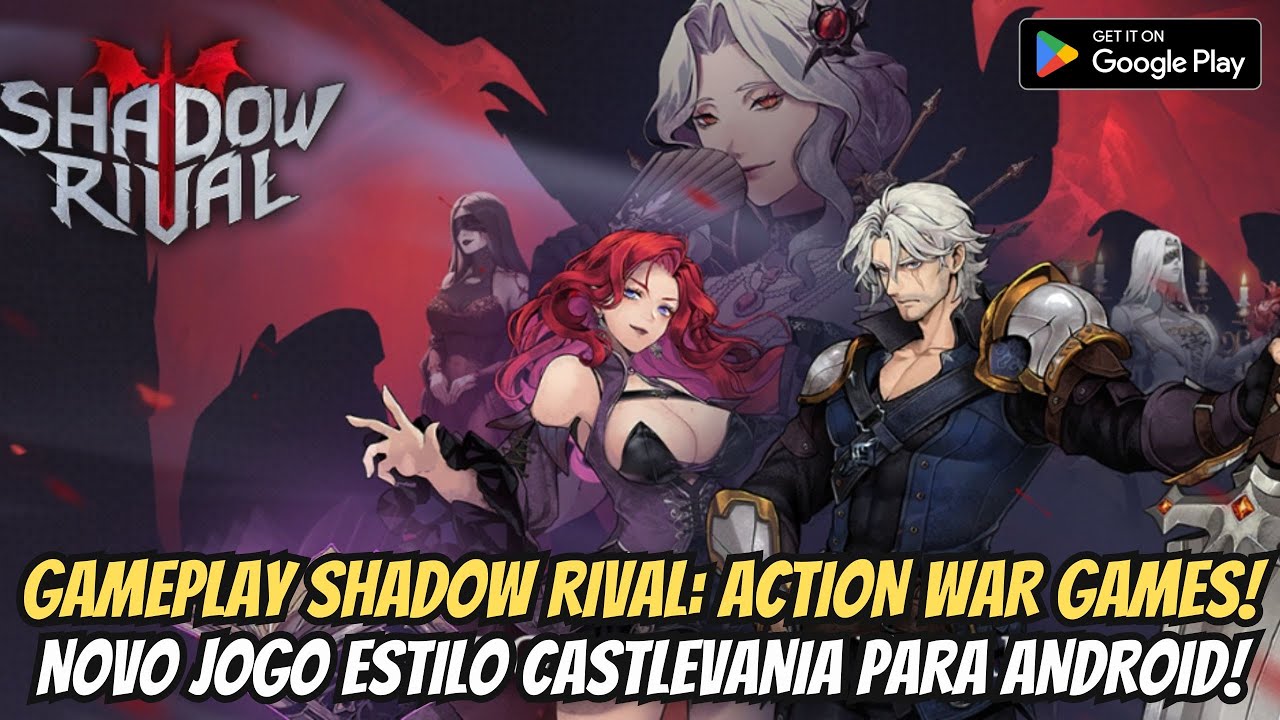 ⭐GAMEPLAY SHADOW RIVALS: ACTION WAR GAMES NOVO JOGO ESTILO CASTLEVANIA ...