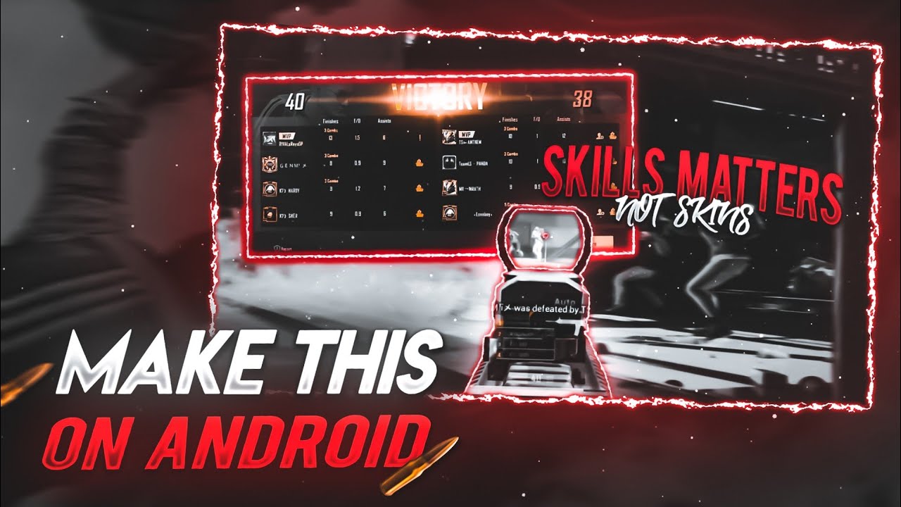 BGMI Thumbnail Tutorial On Android , How To Make PUBG /BGMI Thumbnail ...