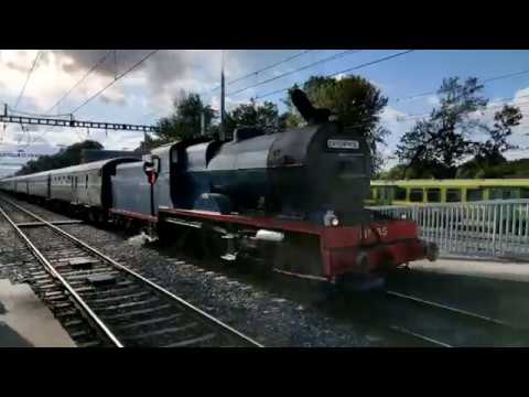 RPSI 85 'Merlin' @ Howth Junction & Clontarf Road - ''Steam Enterprise ...