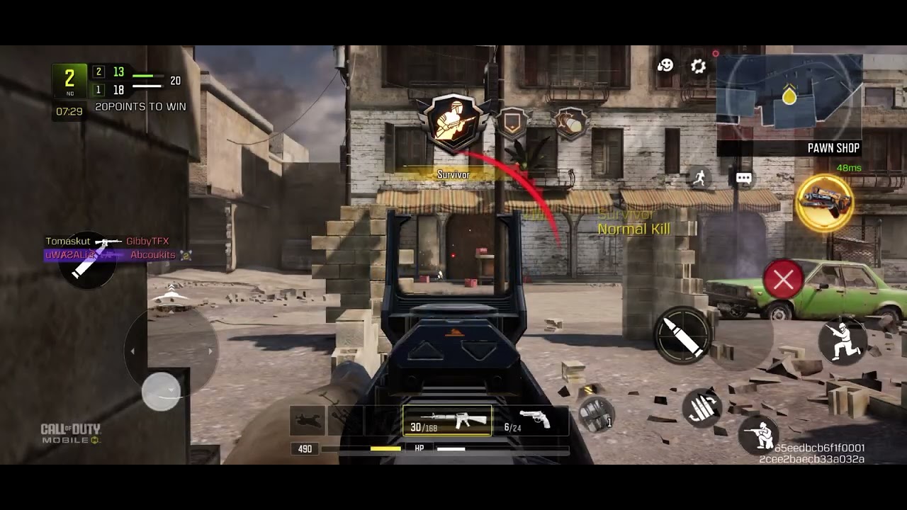 Call of duty sliding boost war game - YouTube
