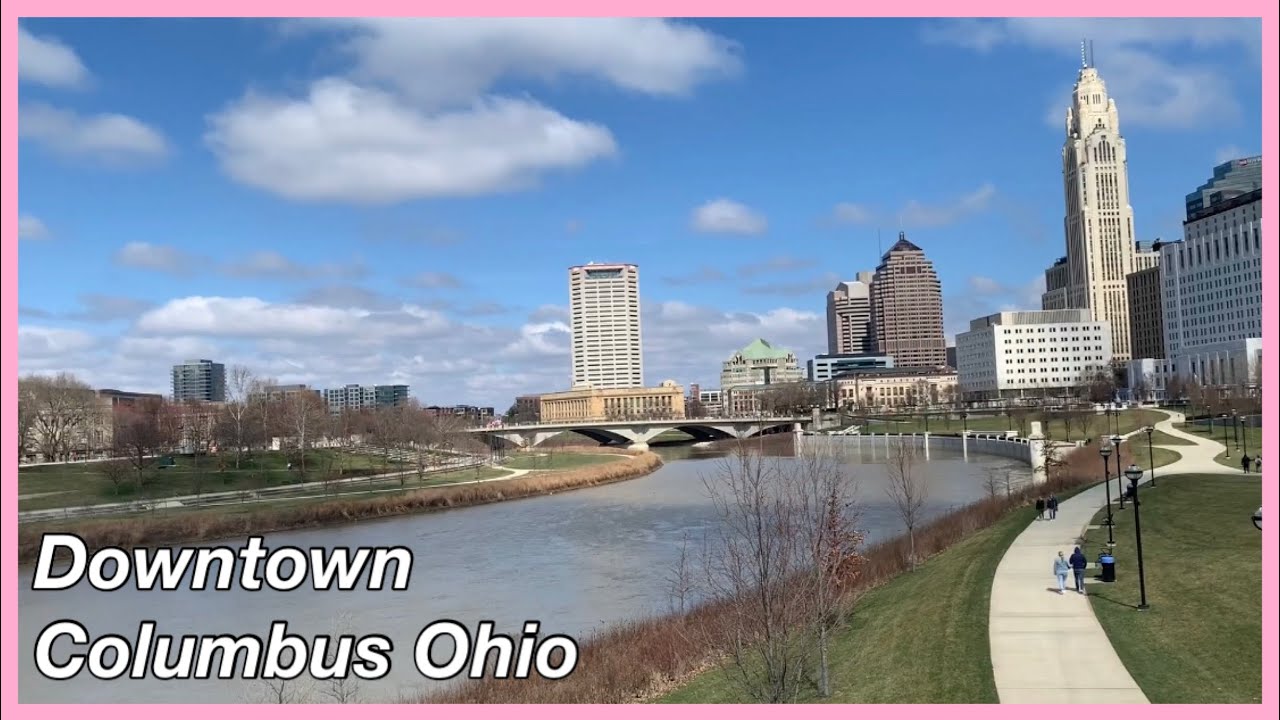 BEAUTIFUL DAY AT DOWNTOWN COLUMBUS OHIO - YouTube