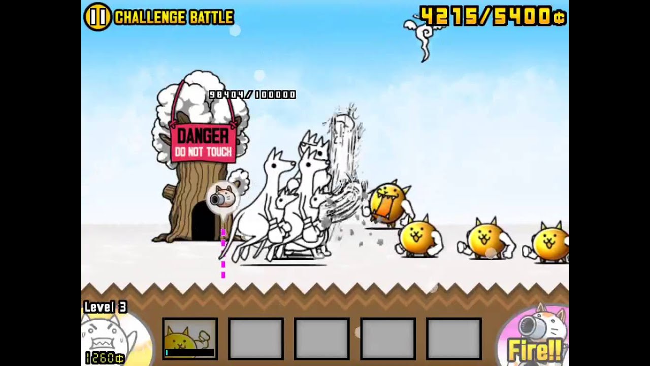 [The Battle Cats] Gold cats furry! - YouTube