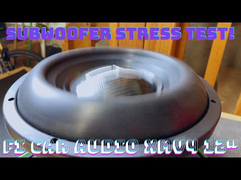 Fi Car Audio XV4 12” subwoofer torture test!