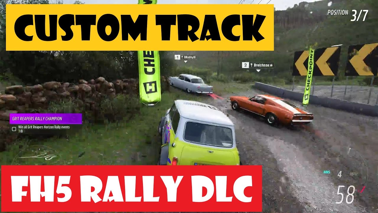 NEW Custom Track - Up And Down - FH5 Rally Adventure DLC - YouTube
