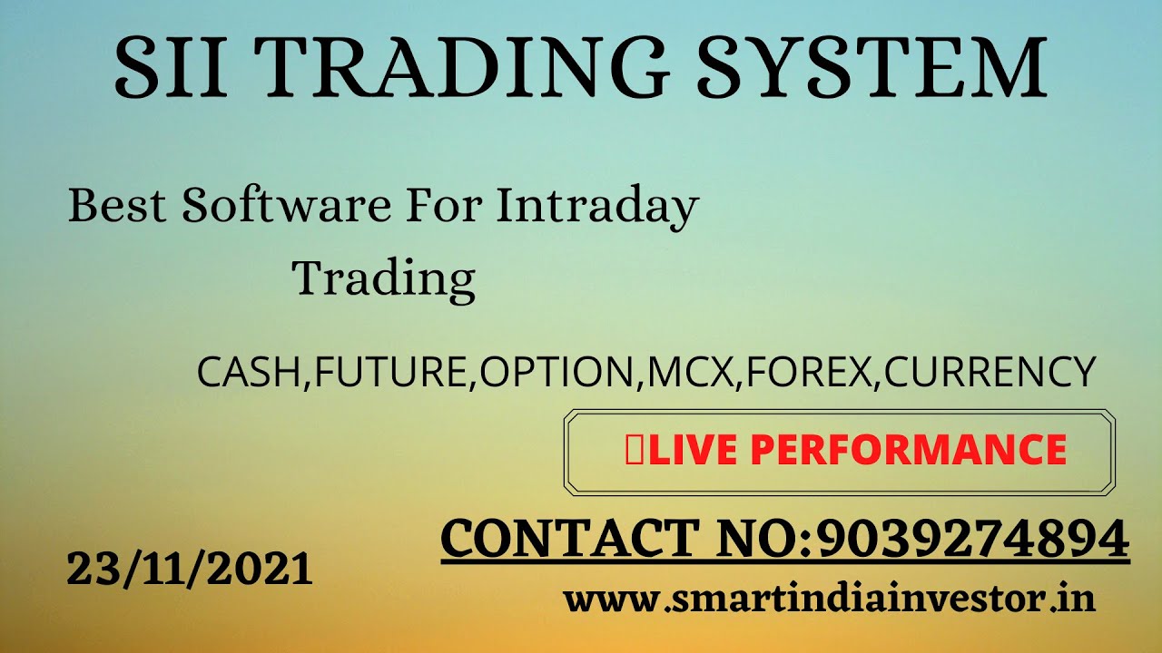 SII TRADING SYSTEM LIVE PERFORMANCE IN EQUITY STOCKS & NIFTY,BANK NIFTY ...