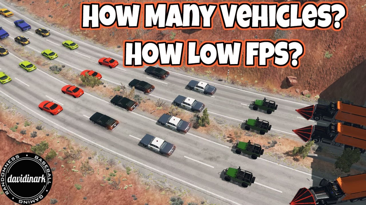50+ Vehicles, FPS Killer! BeamNG Drive - YouTube