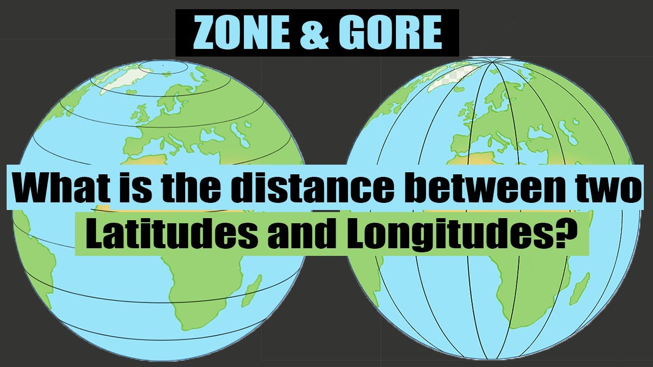 Zone and Gore | Area between two latitudes & Longitudes - YouTube