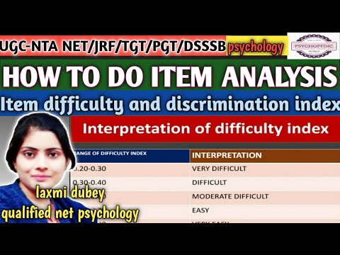 How to do item analysis?||(part-2)||Item difficulty Index||Item ...