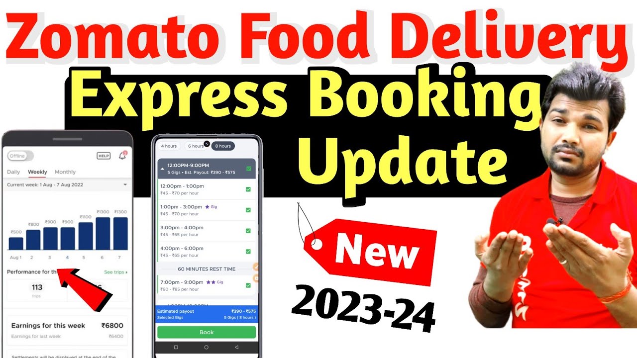 Zomato express booking feature update 2023 | Zomato gig express book ...