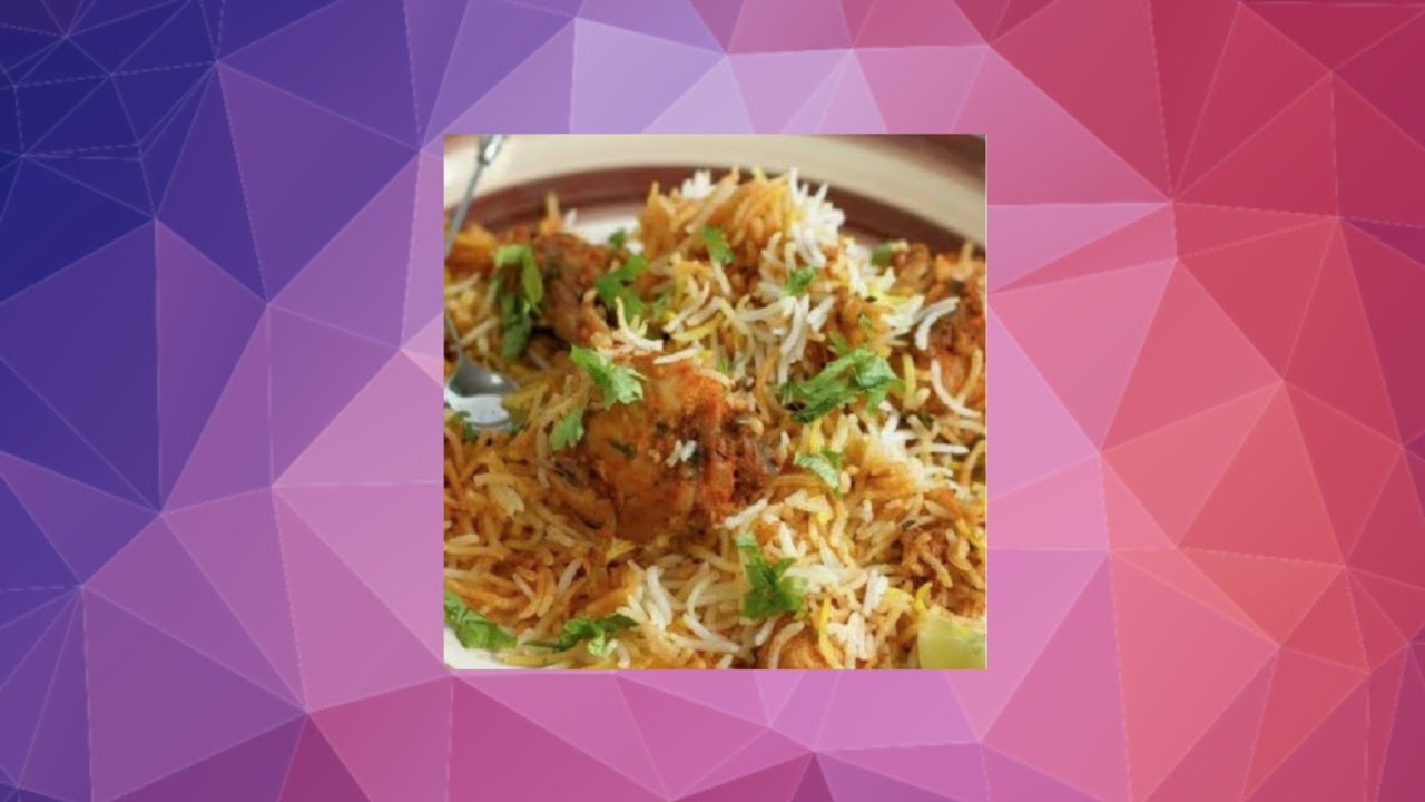 How to cook chicken biryani with very easy way - YouTube