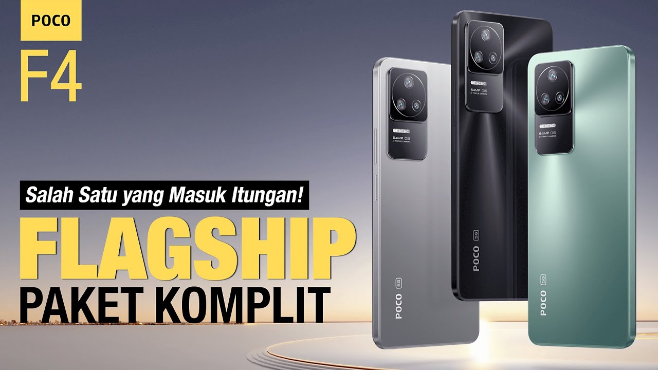 SOS! UNBOXING! HP FLAGSHIP PAKET KOMPLIT POCO F4... - YouTube