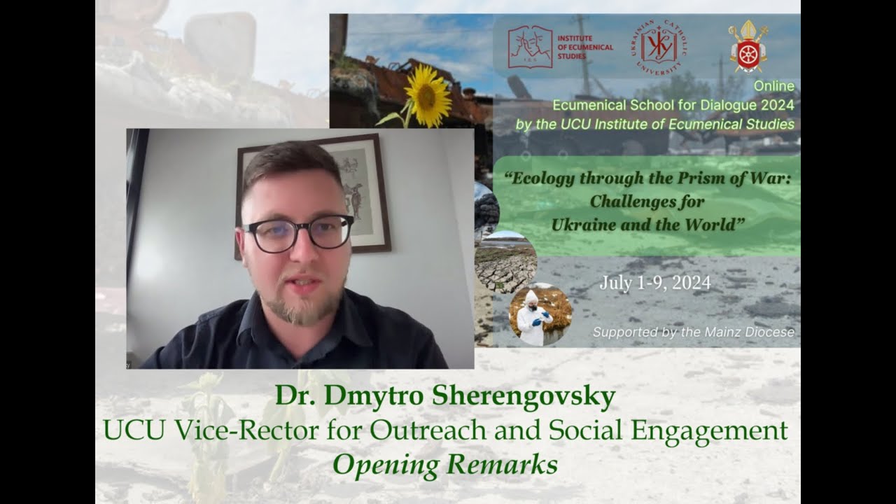 Dmytro Sherengovsky Opening Remarks - YouTube