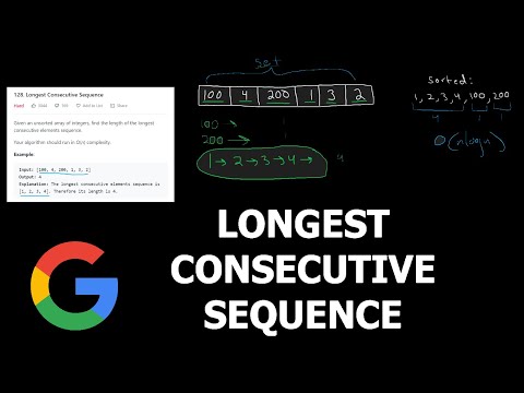 Leetcode 128 - LONGEST CONSECUTIVE SEQUENCE