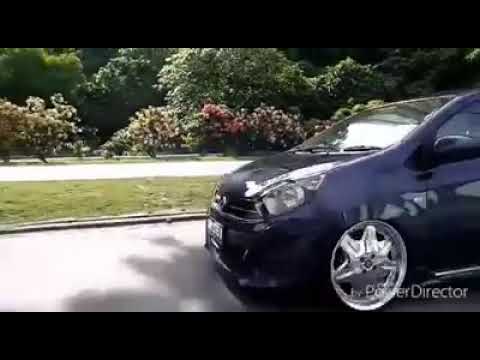 Axia rolling on 18inci wheels (work ls205 japan) - YouTube