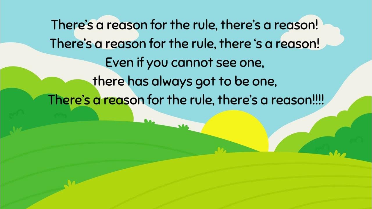 There's a Reason for the Rule ┃Christian Kids Song ┃Children's Song ...