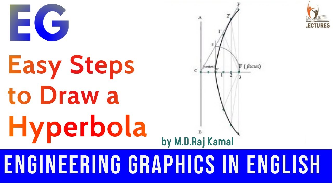 Hyperbola by Eccentricity Method |Lec 04 | Engineering Graphics | Engineering Lectures | - YouTube