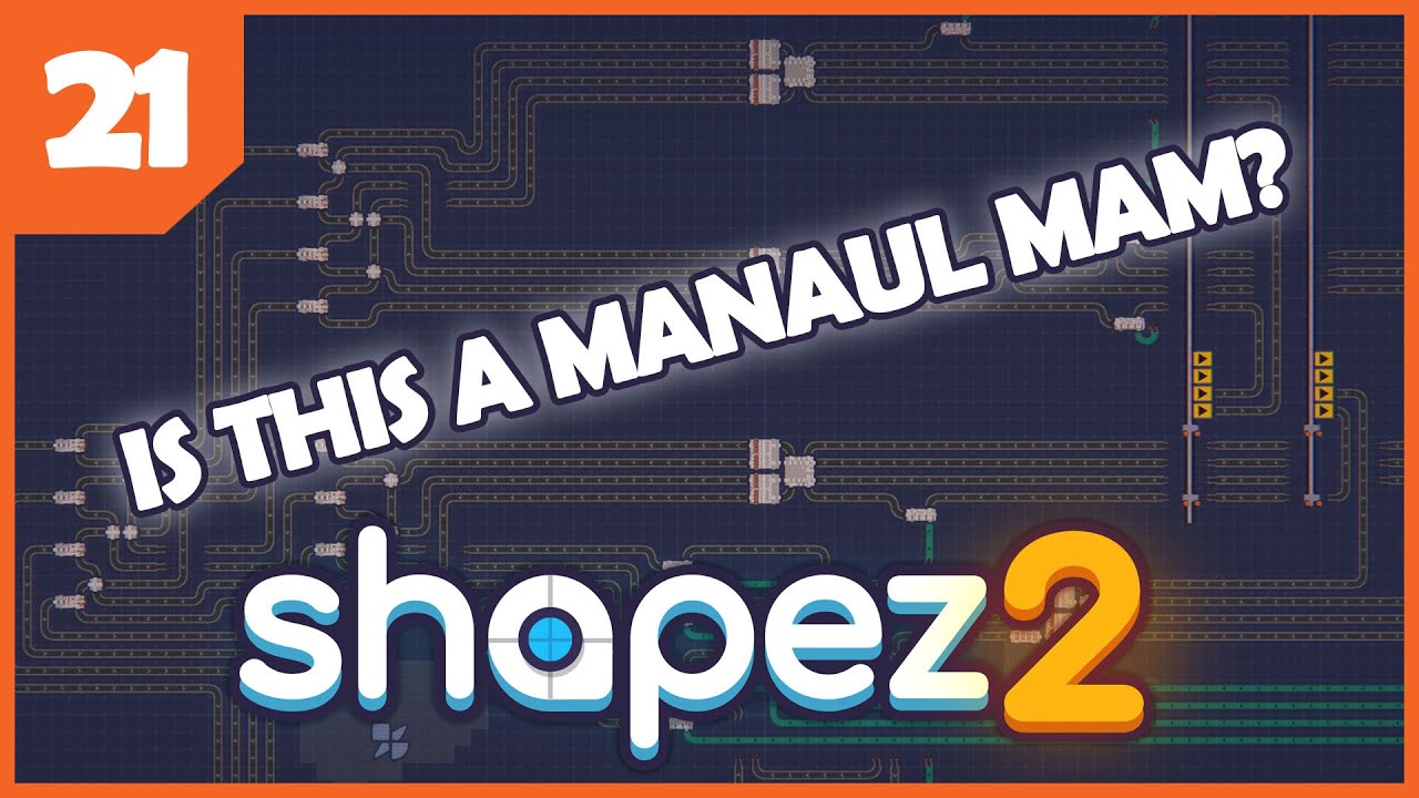 Accidently made a hand cranked MAM? - Shapez 2 Hard 1000% Challenge ...