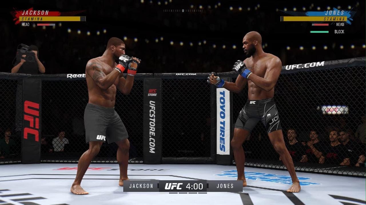 Rampage Jackson vs Jon Jones UFC 4 PS5 gameplay - YouTube