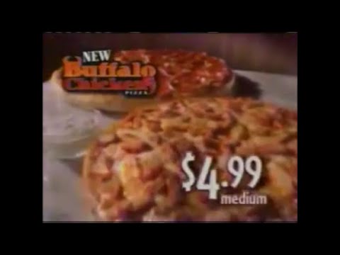 2004 - Pizza Hut - Buffalo Chicken Pizza Commercial (15s) - YouTube
