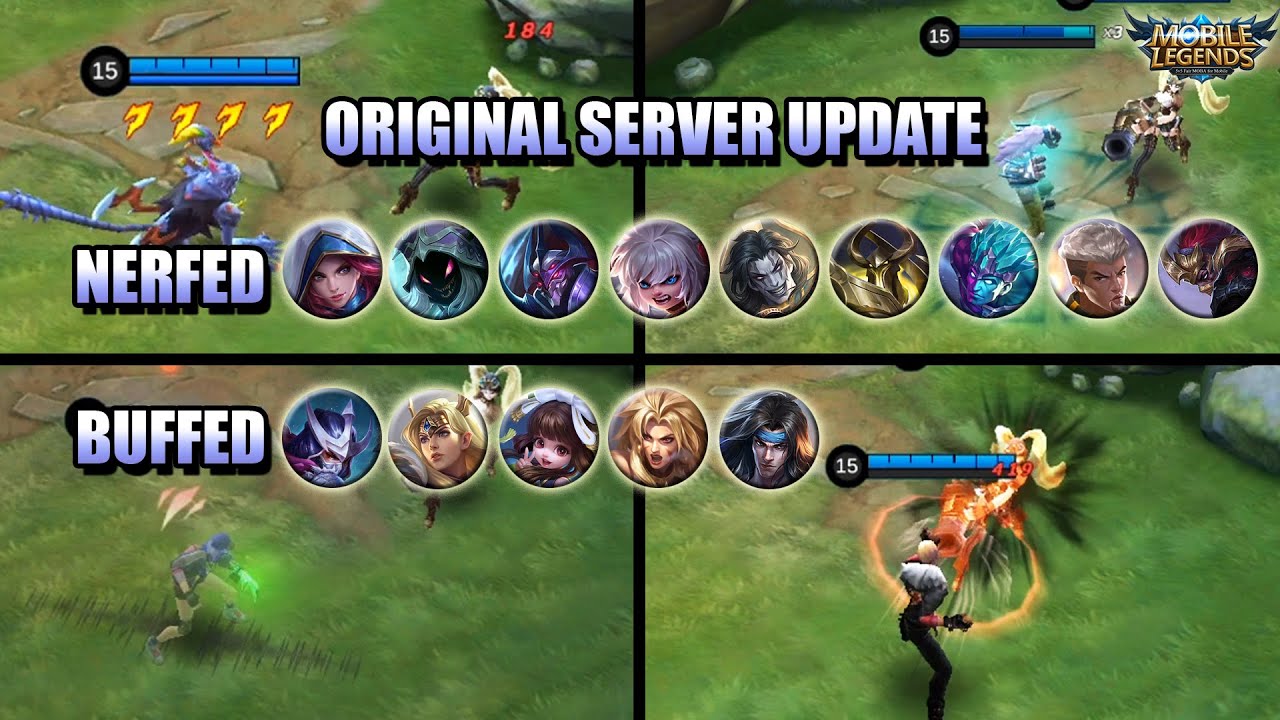 ORIGINAL SERVER UPDATE - PATCH NOTES 1.4.76 MLBB - YouTube