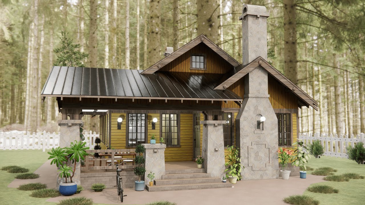 🌟 Classic Comfort: 8x14 M Small House with 3 Bedrooms & Efficient ...