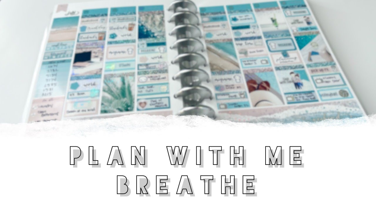 Plan with Me: Station Stickers "Breathe" | ChristinaPlans14 - YouTube