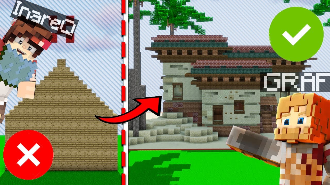JAK BUDOWAĆ LEPIEJ w MINECRAFT! ft@Graf - YouTube