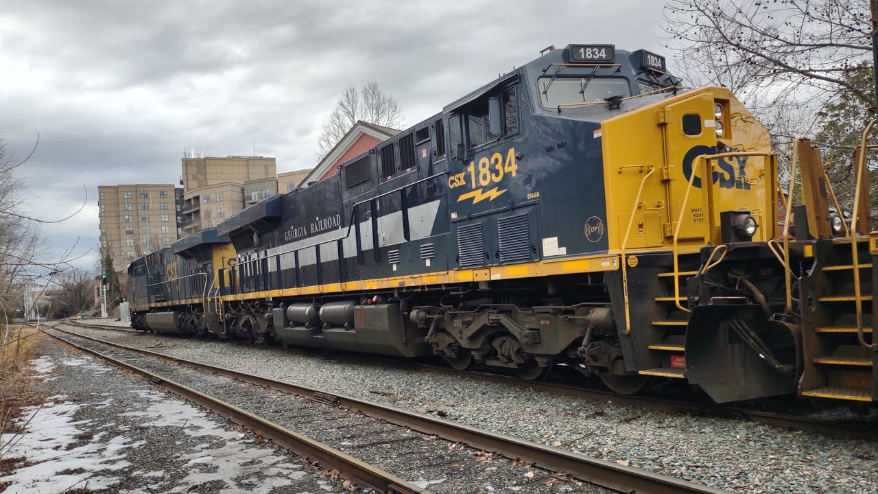 CSX E200 with CSX 1834 Georgia Railroad heritage unit trailing in ...