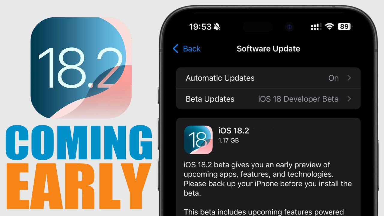 iOS 18.2 Releasing EARLY - Release Date Confirmed ! - YouTube
