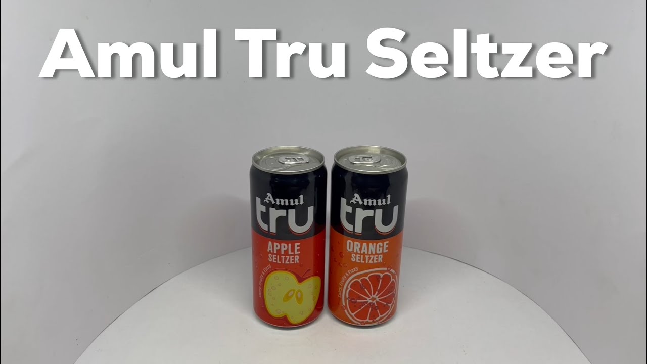 Amul Tru Seltzer Apple & Orange - YouTube
