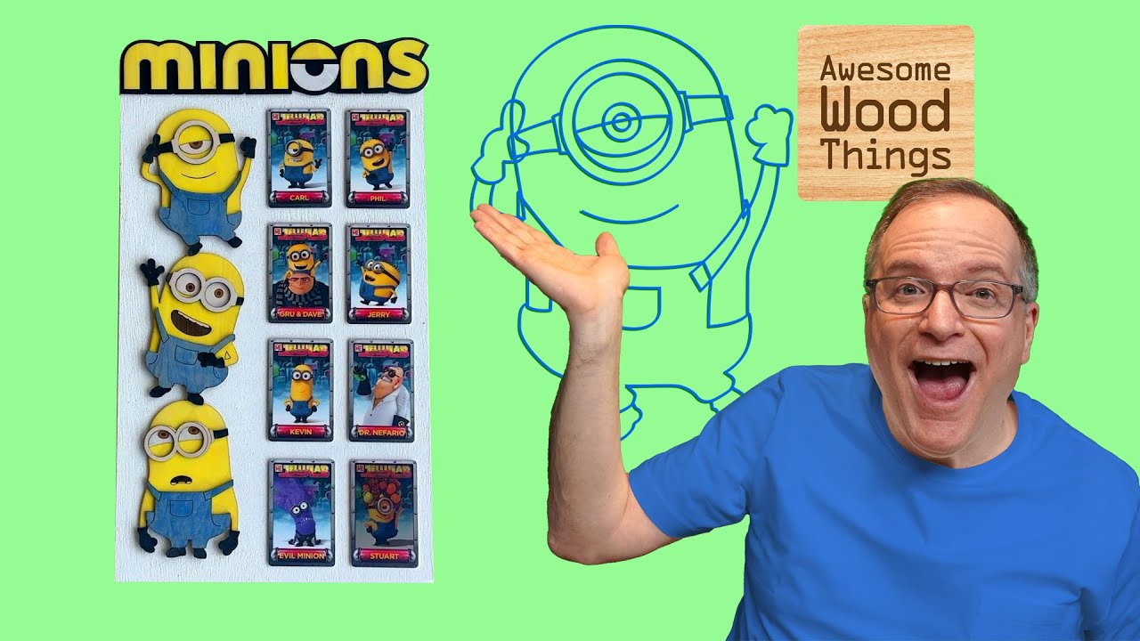 Minions Coin-Pusher Cards with Laser Cut Art - YouTube