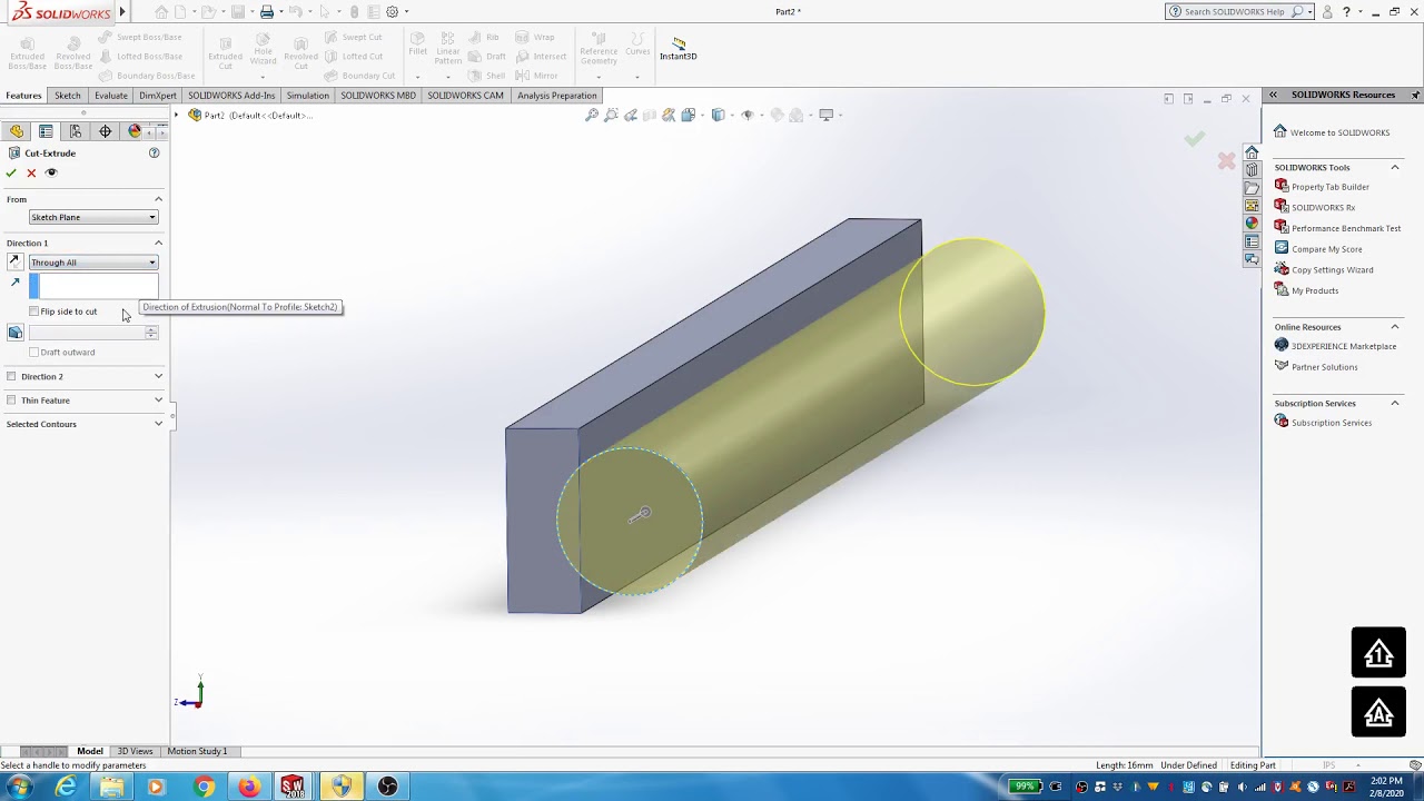 BMEG360 - Solid Model of Fracture Plate - YouTube
