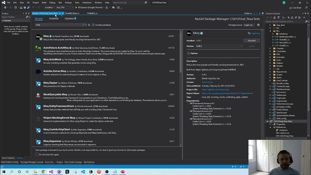 Unit Tests and Mocking Coding Example - YouTube
