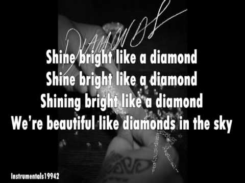 Rihanna - Diamonds Instrumental / Karaoke with Lyrics