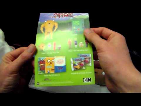 Adventure Time FINN HAT + DVD Jake vs Me-Mow UNBOXING