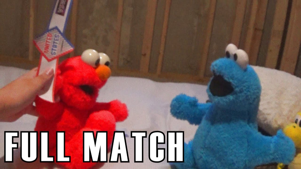 Full Match Elmo Vs Cookie Monster Us Title Match Vsw Glory Road 4575