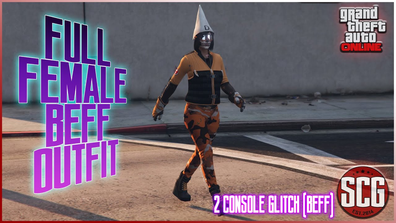 GTA 5 Online - FULL FEMALE BEFF OUTFIT - (2 CONSOLE GLITCH)...By SCG ...