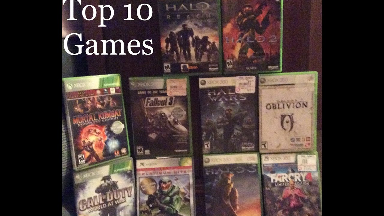 Top Ten Video Games I have - YouTube