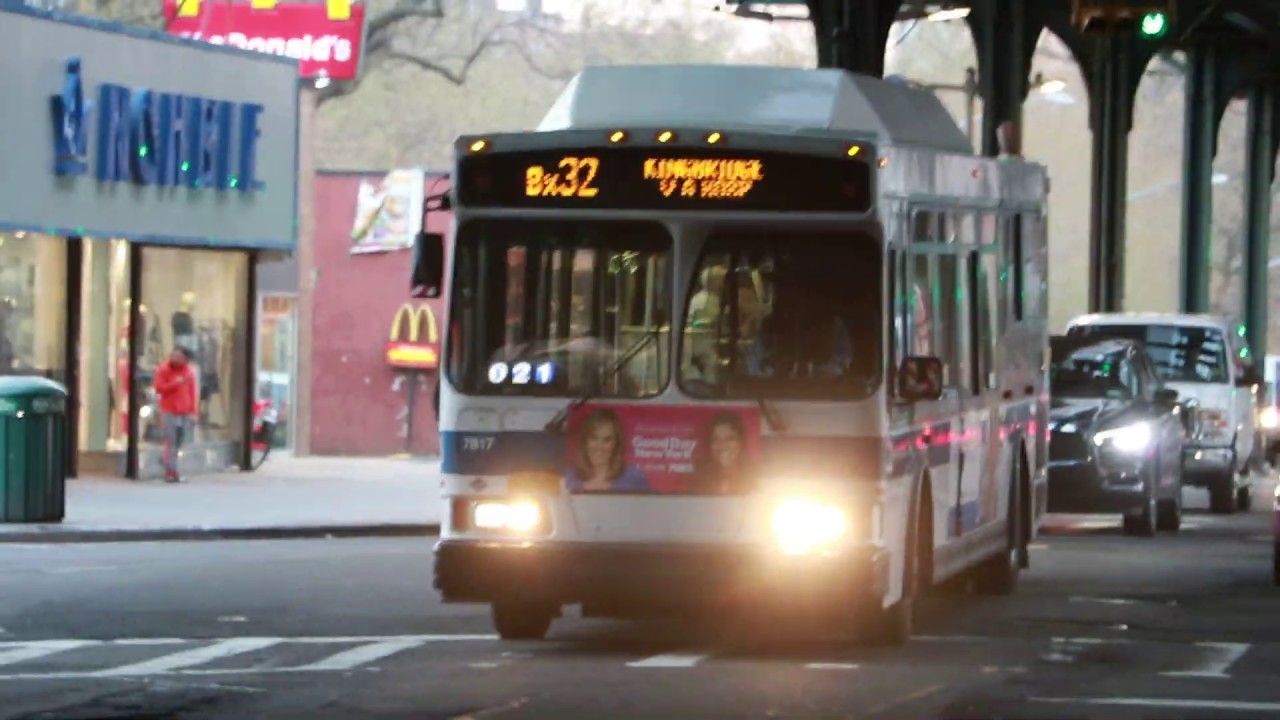2004 Orion VII 2nd Gen CNG #7817 on the Bx32 at Jerome Avenue and ...