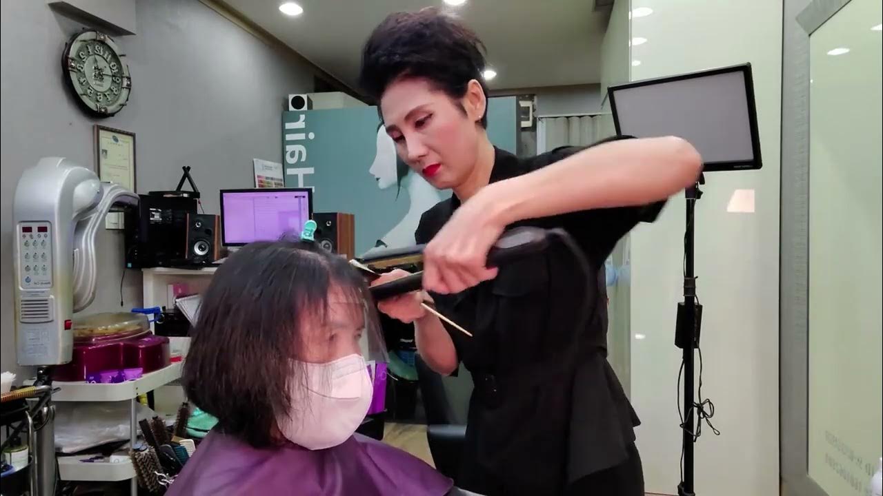 Korean Hair salon ASMR (visual and auditory activation) I hope you enjoy the long video!! - YouTube