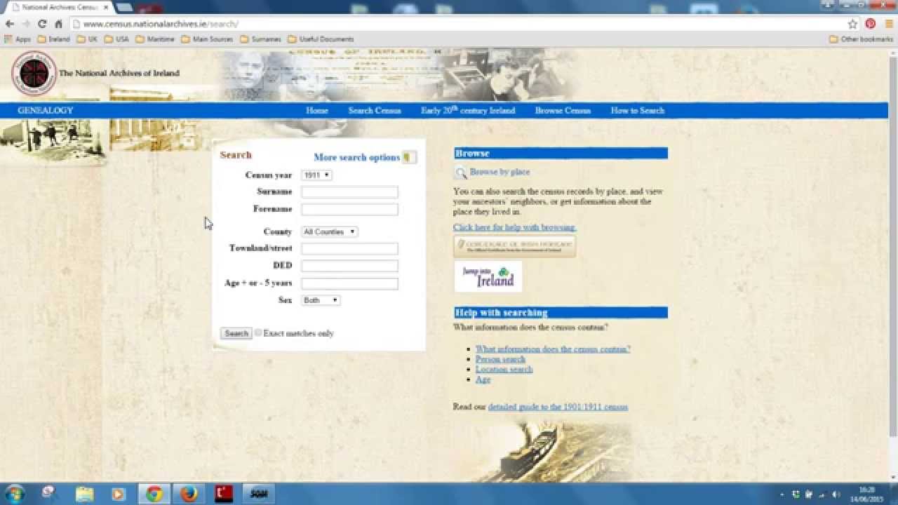 1901 Census of Ireland tutorial - YouTube