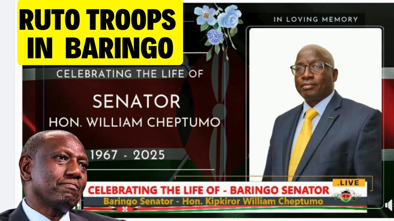 CHAOS ERUPT AS PRESIDENT RUTO TROOPS ATTEND Funeral Service for the ...
