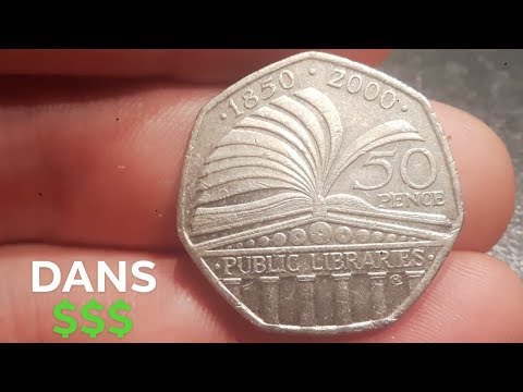 2000 50p PUBLIC LIBRARIES Coin WORTH? - YouTube
