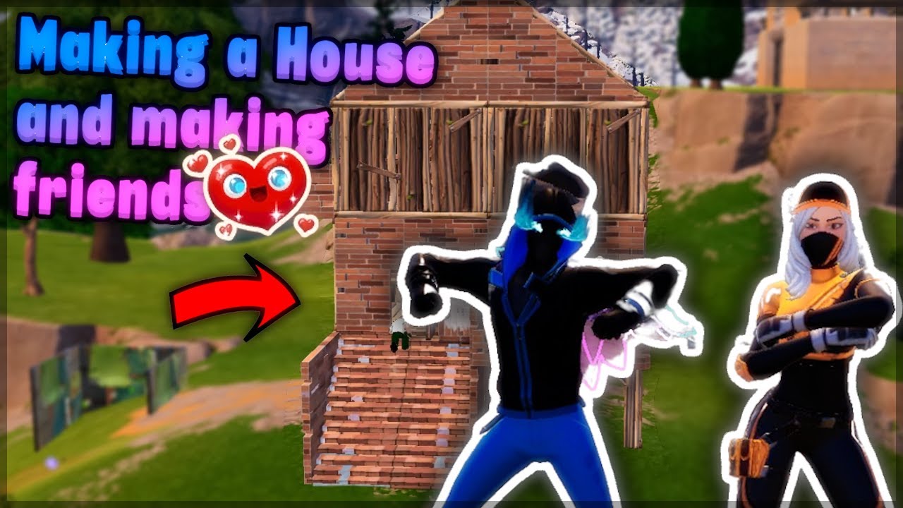 Making a House in Fortnite Battle Royale... - YouTube