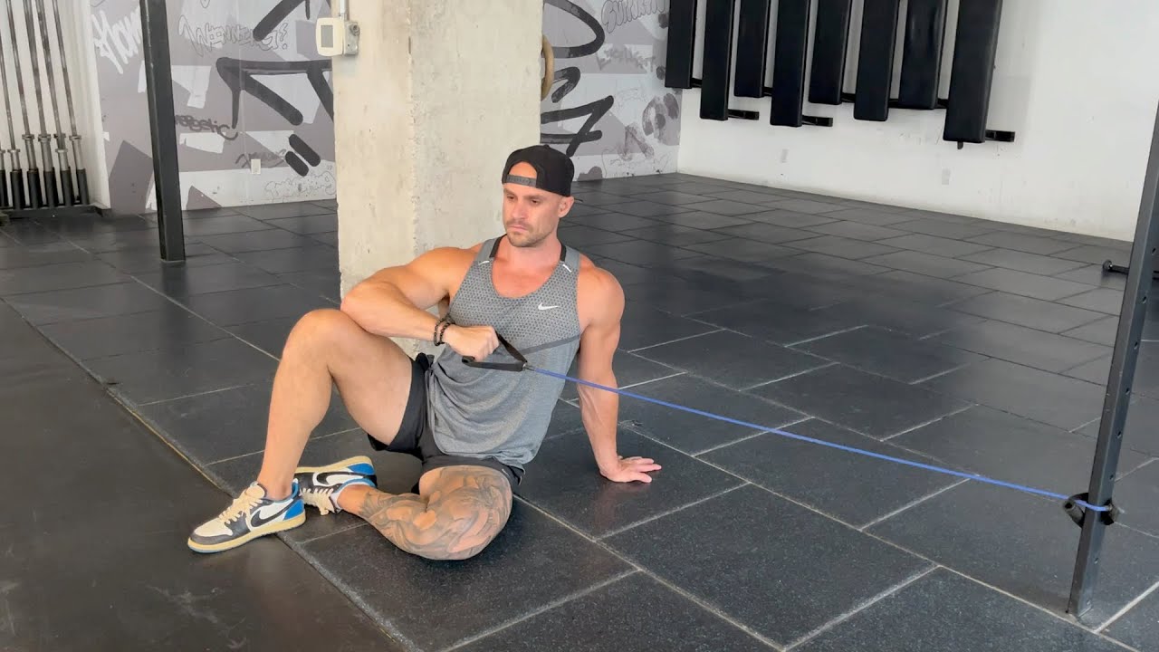Single Arm Banded External Rotation - YouTube