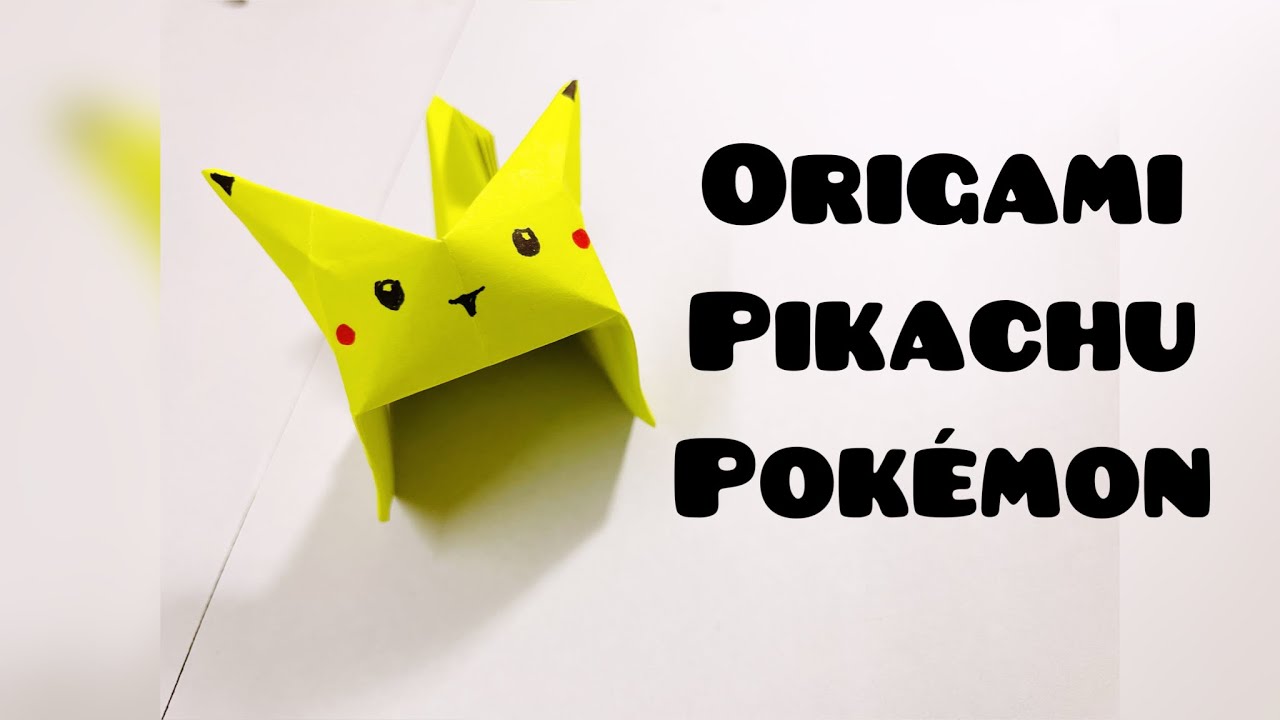 How To Make Paper Toy PIKACHU For Kids / Nursery Craft Ideas / Paper ...