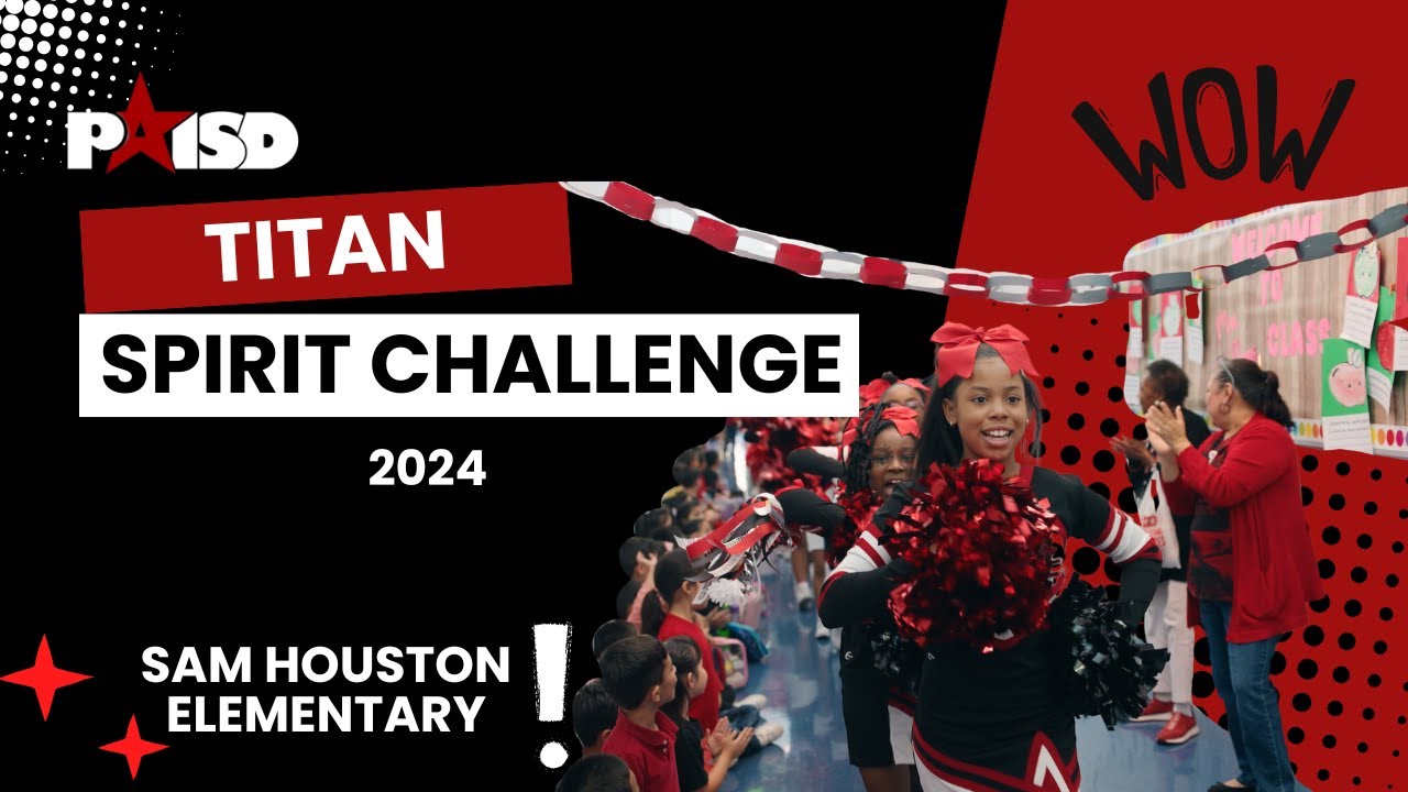 Titan Spirit Challenge 2024 - Sam Houston Elementary - YouTube