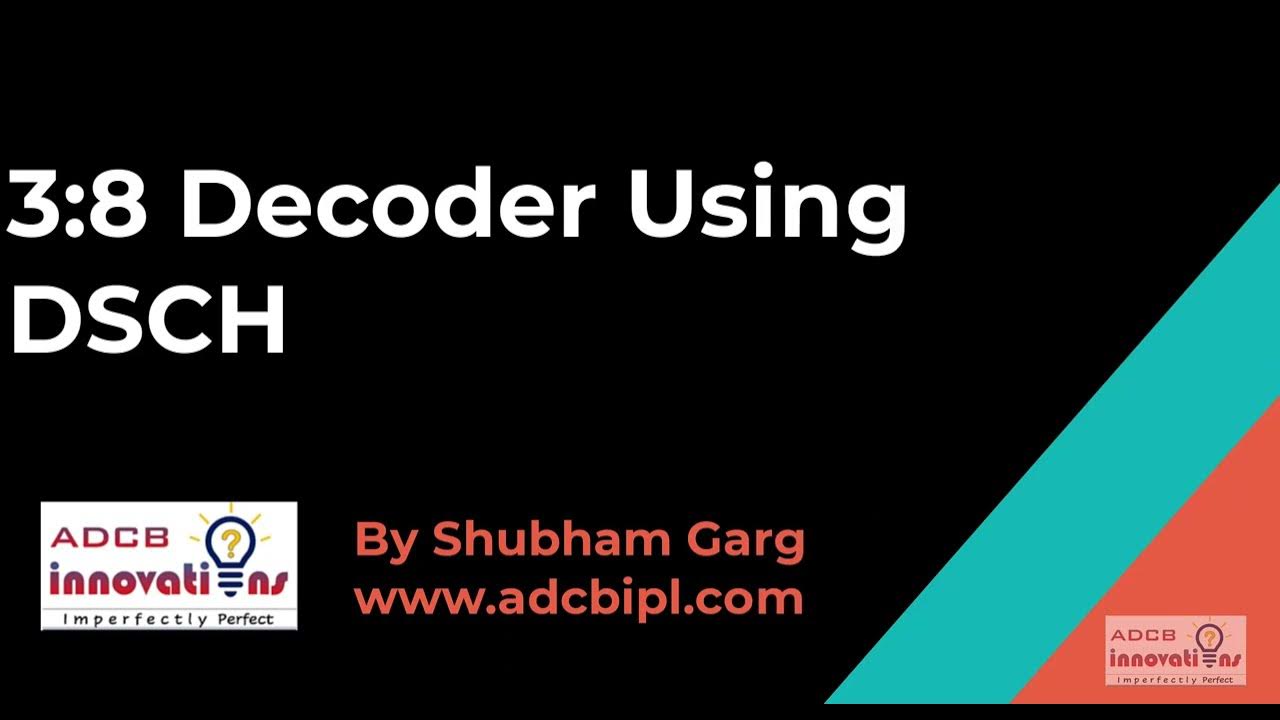 3:8 Decoder Schematic and Simulation using DSCH - YouTube